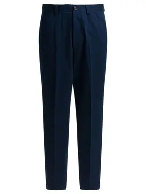 Brunello Cucinelli Pressed Crease Trousers - Black