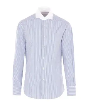 Brunello Cucinelli Striped Shirt - White