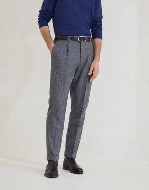 Brunello Cucinelli Herringbone Patterned Pants