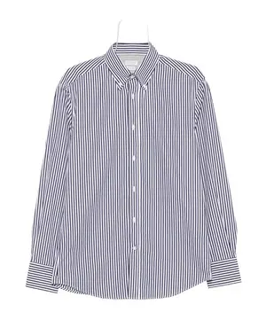 Brunello Cucinelli Striped Long-sleeve Shirt - White