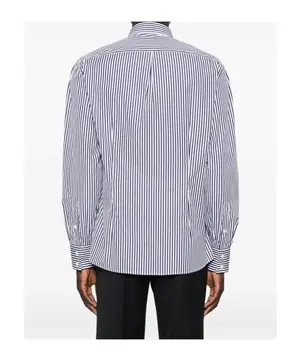 Brunello Cucinelli Striped Long-sleeve Shirt