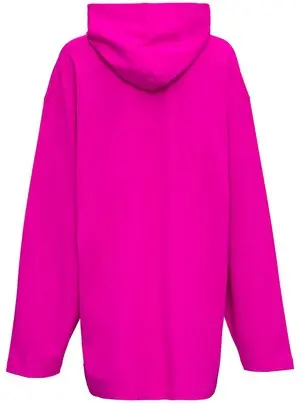 Balenciaga Printed Hooded Long Sleeve T-shirt
