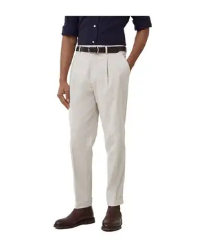Brunello Cucinelli Pleated Tailored Trousers - Ivory