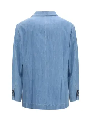 Brunello Cucinelli Denim Blazer