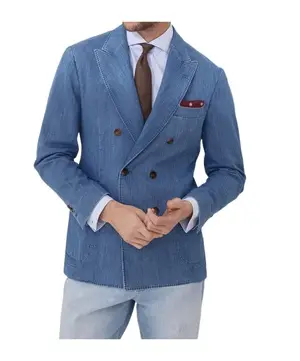 Brunello Cucinelli Denim Blazer