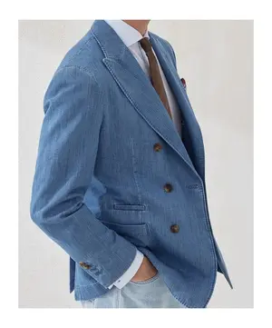 Brunello Cucinelli Denim Blazer