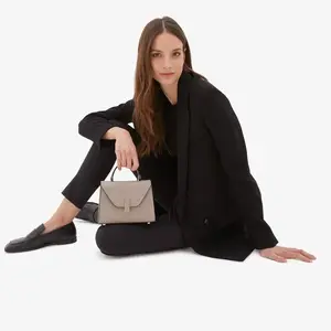 VALEXTRA Iside Foldover Micro Crossbody Bag