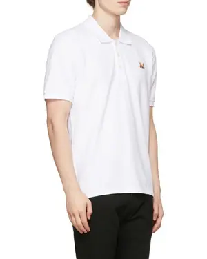 Maison Kitsuné Fox-patch Polo Shirt