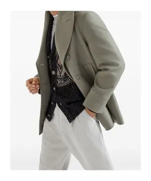 Brunello Cucinelli Double-breasted Wool Coat