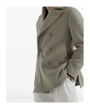 Brunello Cucinelli Double-breasted Wool Coat