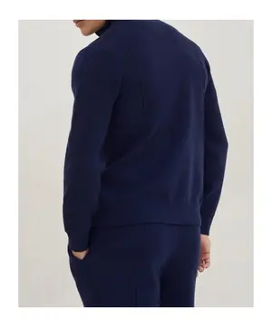 Brunello Cucinelli Zip-front Embroidered-logo Cardigan