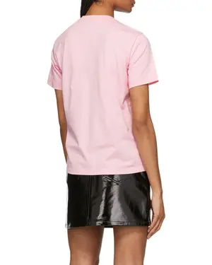 MSGM Logo Printed Crewneck T-shirt
