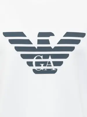 Emporio Armani Logo Printed Crewneck Sweatshirt