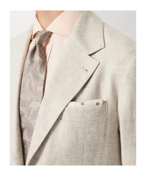 Brunello Cucinelli Double Face Pocket Square