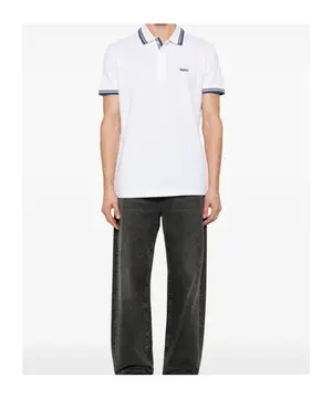 Hugo Boss Logo Embroidered Short-sleeved Polo Shirt