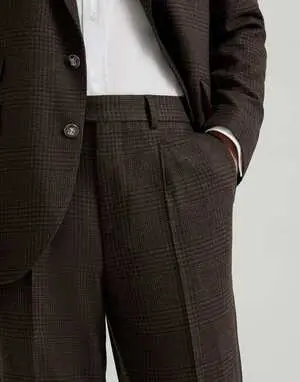 Brunello Cucinelli Pleated Wool-cashmere Blend Trousers