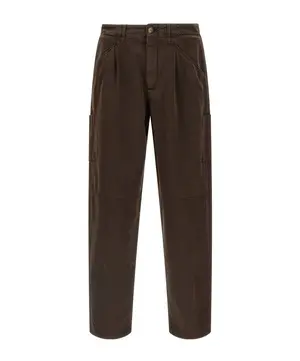 BRUNELLO CUCINELLI Brunello Cucinelli Buttoned Straight-Leg Trousers