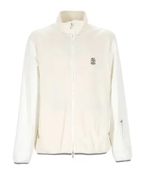 Brunello Cucinelli Wool-blend Jacket - White