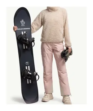 Moncler Teddy Fleece Turtleneck Sweatshirt - Light Beige