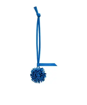 Celine Dandelion Charm In Smooth Lambskin - Blue