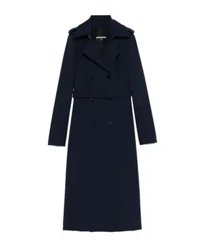 Patrizia Pepe Double-breasted Belted Coat