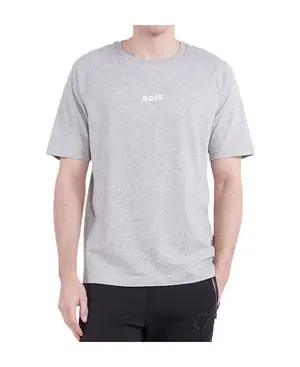Hugo Boss T-shirt With Round Neck And Short Sleeves - White