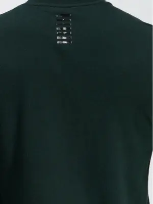 EA7 Logo Printed Hoodie