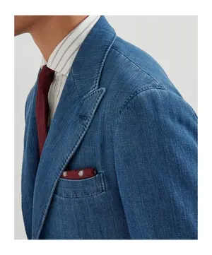 Brunello Cucinelli Three-button Patch-pocket Blazer
