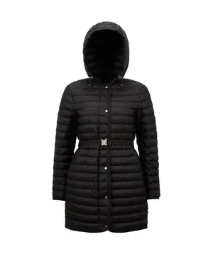 Moncler Oredonne Hooded Long Down Jacket - Black
