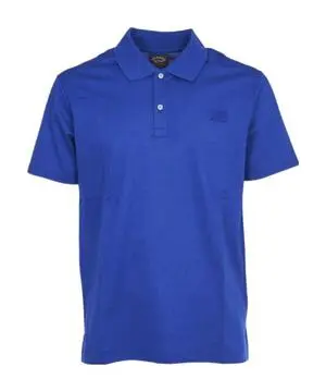 Paul & Shark Logo Details Polo Shirt - Blue