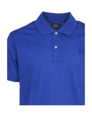 Paul & Shark Logo Details Polo Shirt - Blue