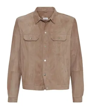 BRUNELLO CUCINELLI Brunello Cucinelli Suede Leather Jacket