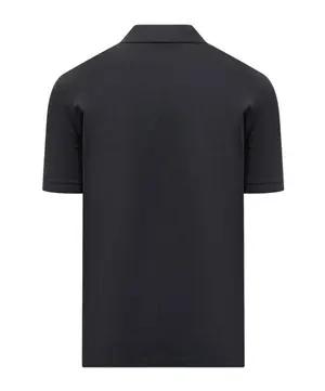 Emporio Armani Striped Collar Polo Shirt