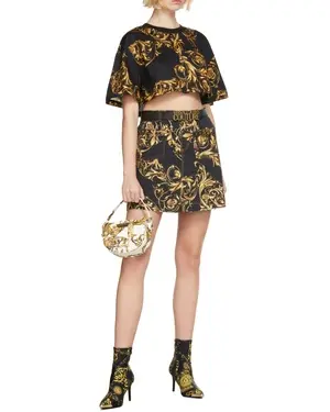 Versace Baroque Printed Skirt