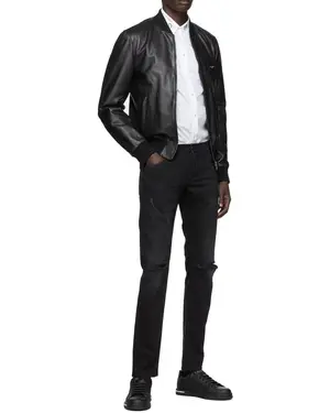 Dolce & Gabbana Dolce Gabbana Leather Bomber Jacket