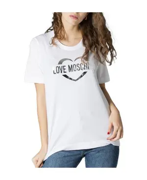 Moschino Logo-print Cotton T-shirt - White