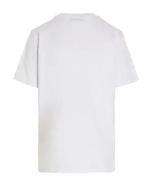 MSGM Logo Printed Crewneck T-shirt