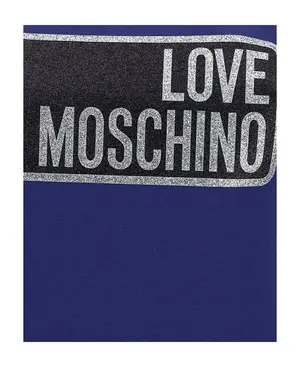 Moschino Print Glittered T-shirt