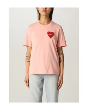 Moschino Logo-patch Cotton T-shirt