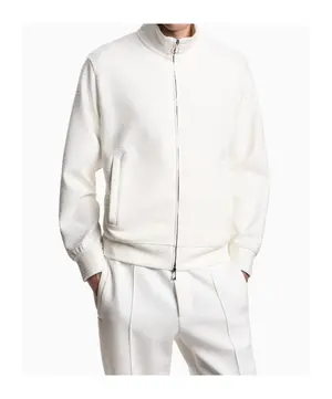 Emporio Armani Zip-up High Neck Sweatshirt
