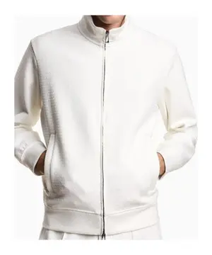 Emporio Armani Zip-up High Neck Sweatshirt
