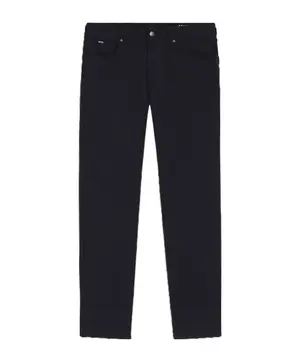 Hugo Boss Casual Pants With Belt Loops - Dark Blue