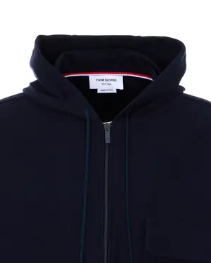 Thom Browne Double Face Tech Twill Oversized Armband Parka