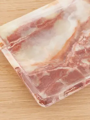 JIA JIA HOME Onyx Rectangular Tray