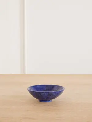 JIA JIA HOME Round Lapis Lazuli Dish - Blue