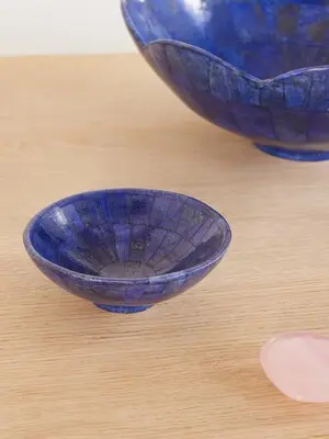 JIA JIA HOME Round Lapis Lazuli Dish