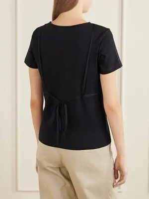 DEIJI STUDIOS Gathered Organic Cotton T-shirt