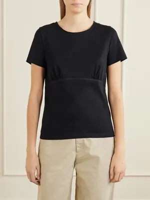DEIJI STUDIOS Gathered Organic Cotton T-shirt