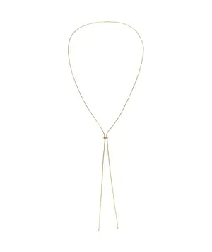 LOREN STEWART Bolo Pendant Necklace - Gold