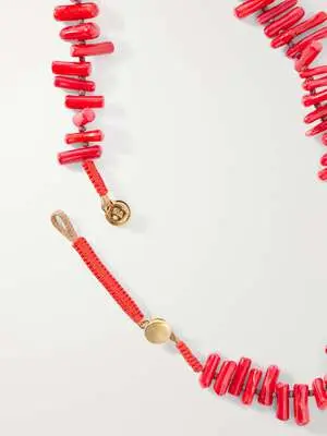 ROXANNE ASSOULIN The Coral Branch Beaded Necklace